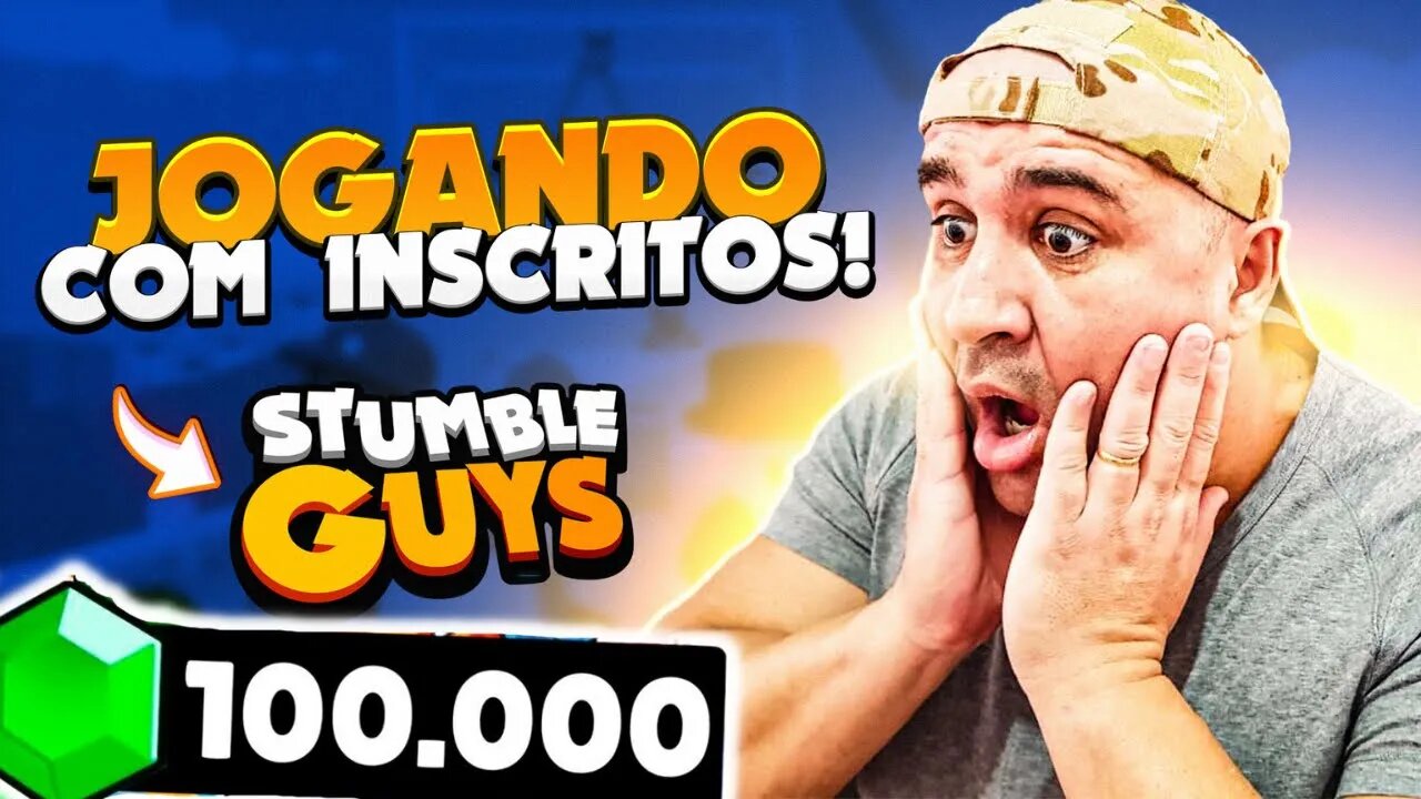 LIVE STUMBLE GUYS | JOGANDO COM INSCRITOS AO VIVO #150