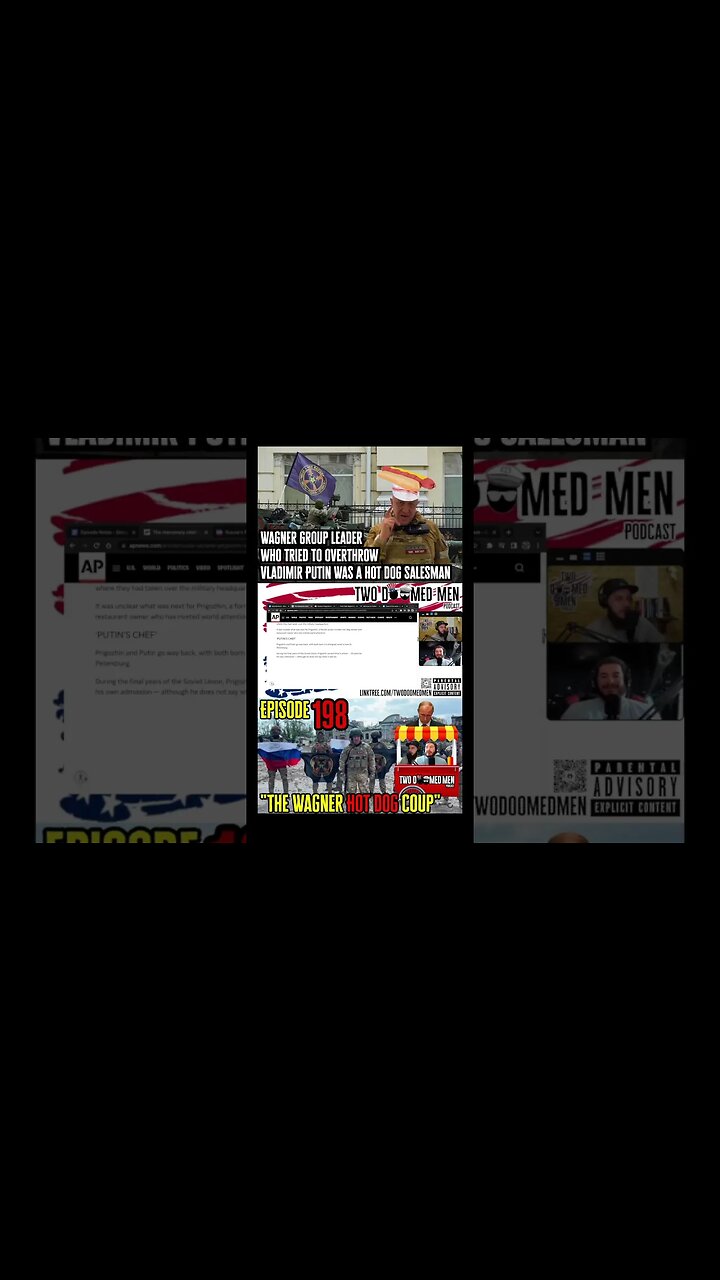 Wagner Group leader who tried to overthrow Putin was a Hot Dog Salesman 😂