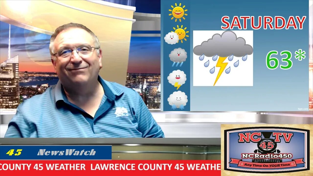 NCTV45’S LAWRENCE COUNTY 45 WEATHER FRIDAY APRIL 21 2023