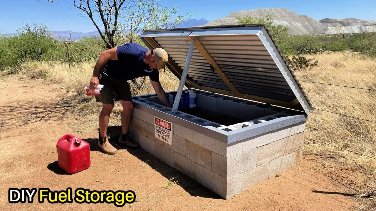 DIY Fuel Storage Box - A Simple Solution for Flammables, Solvents ...