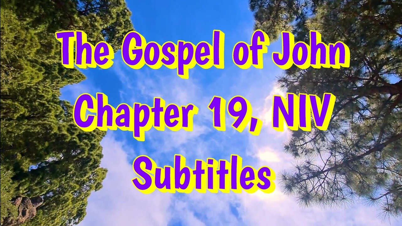 The Holy Bible - The Gospel of John Chapter 19 (Audio Bible - NIV ...