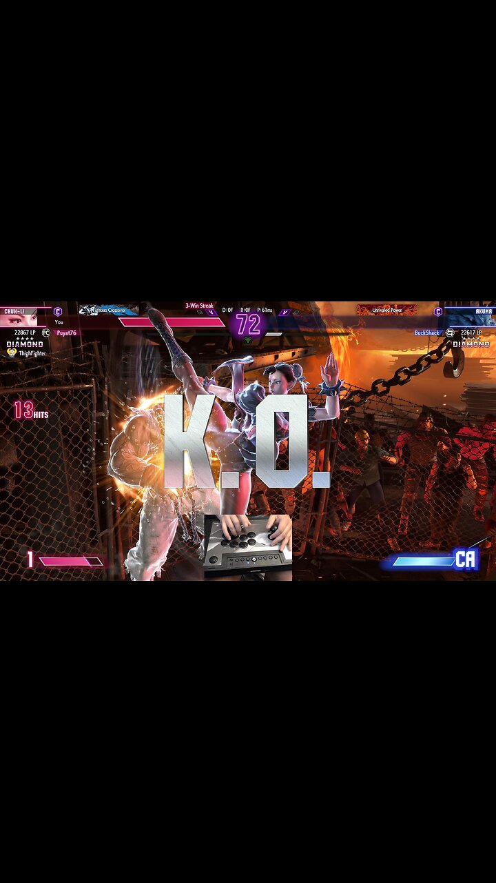 Kuya Kalbo Rank Match SF6 Grinding to the top. Chun Li 4 star Diamond Rank [Hori Fight Stick]