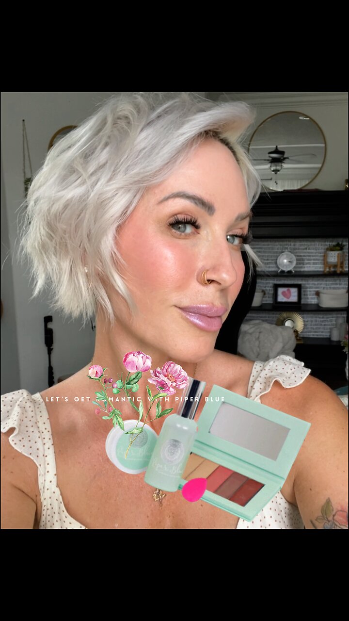 Romantic Makeup Look with Piper Blue