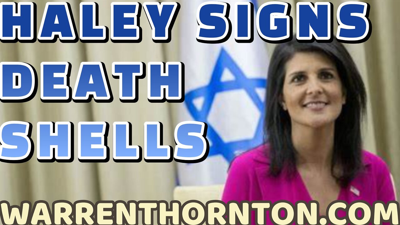 NIKKI HALEY DEATH SHELLS WITH LEE SLAUGHTER & WARREN THORNTON