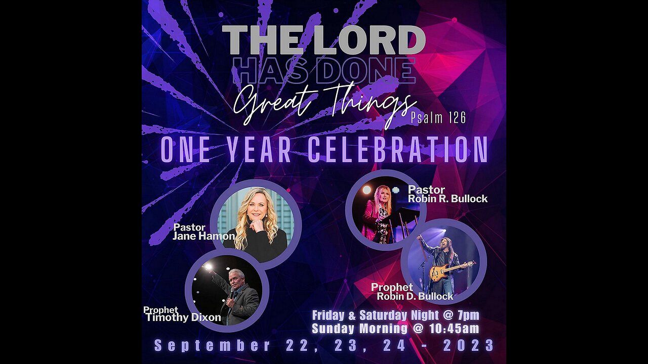 Robin D Bullock & Pastor Robin R Bullock - Church International 1st ...