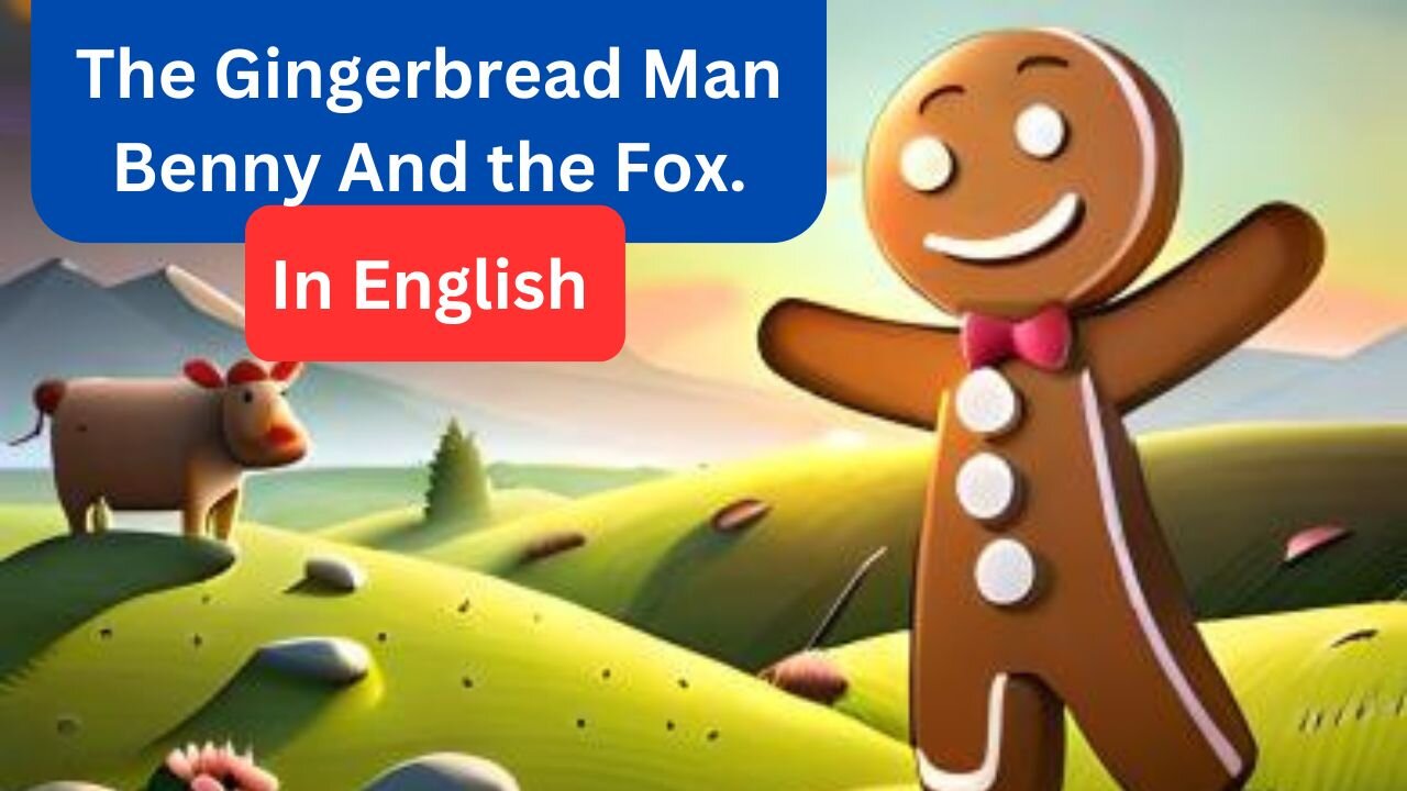 The gingerbread and fox animated story for kids in English, Gingerbread ...