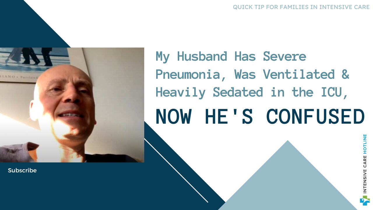 My Husband Has Severe Pneumonia,Was Ventilated&Heavily Sedated in the ...