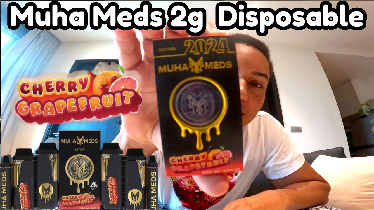 *NEW* 2024 Muha Meds 2g Disposable! - Cherry Grapefruit Review