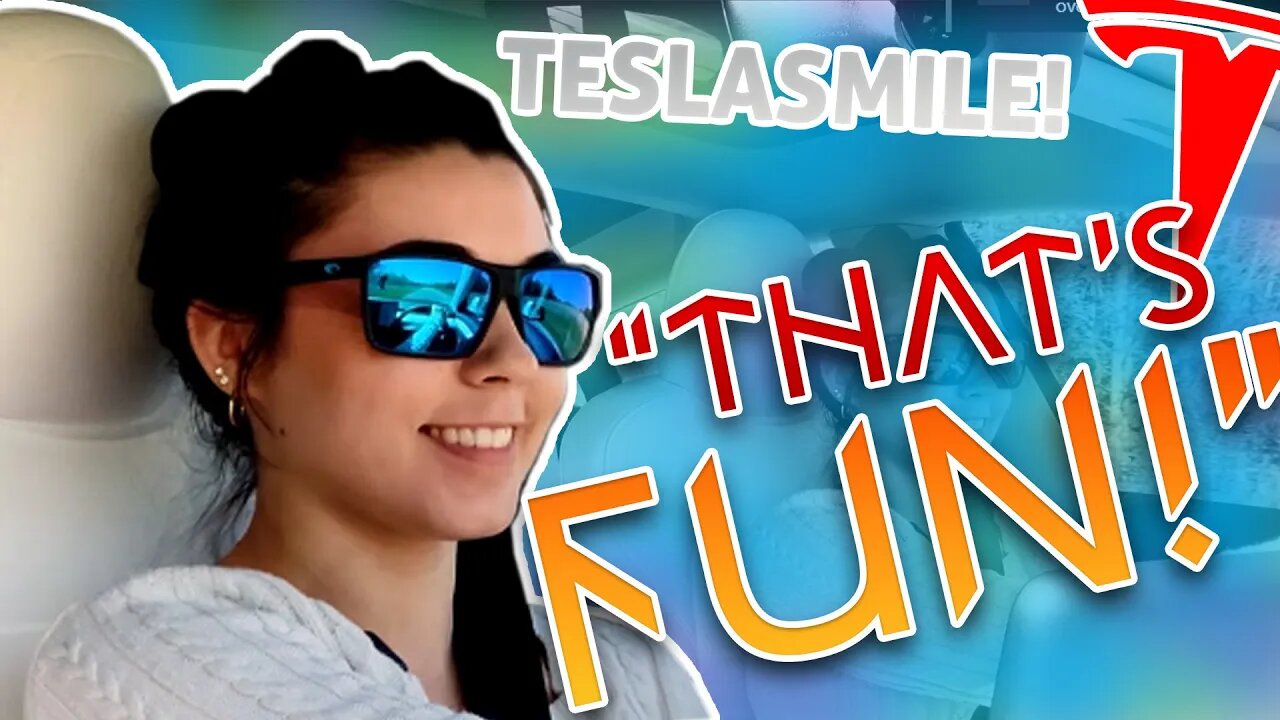 Tesla Launch to Tesla SMILE! Looked Bored UNTIL the Tesla Model 3 ...