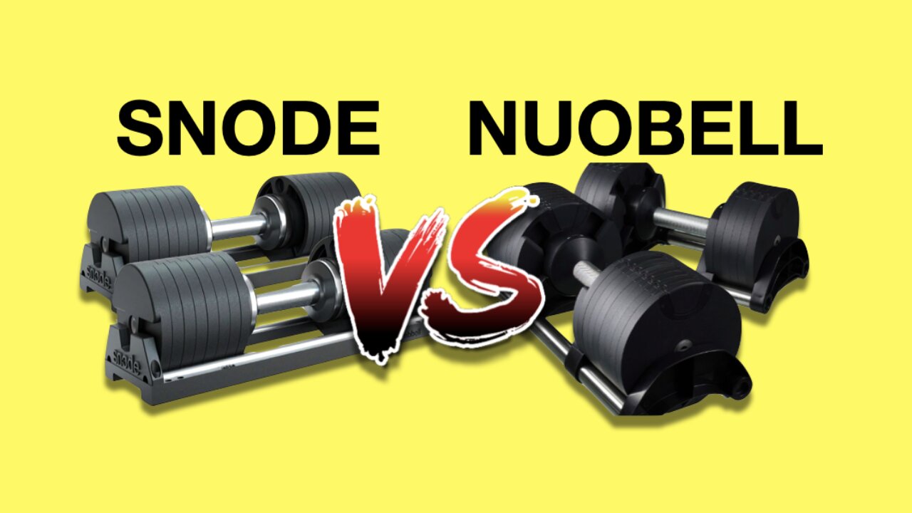Snode AD80 vs Nuobell Adjustable Dumbbells: What's The Difference? ️