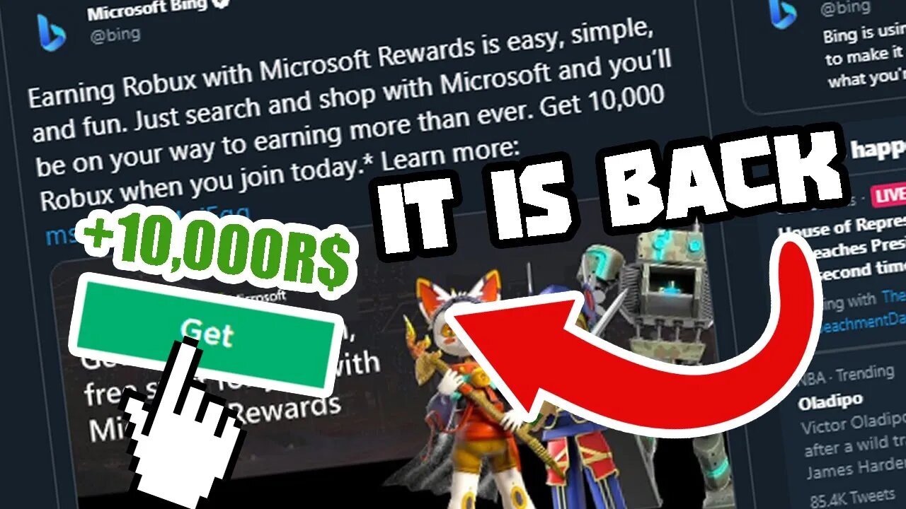 ROBLOX MICROSOFT REWARDS IS BACK! (BIG!)