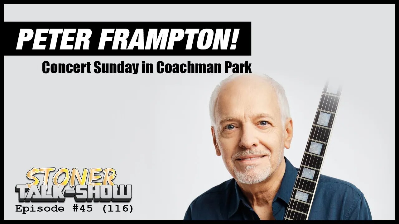 Peter Frampton Concert Sunday in Coachman Park ️