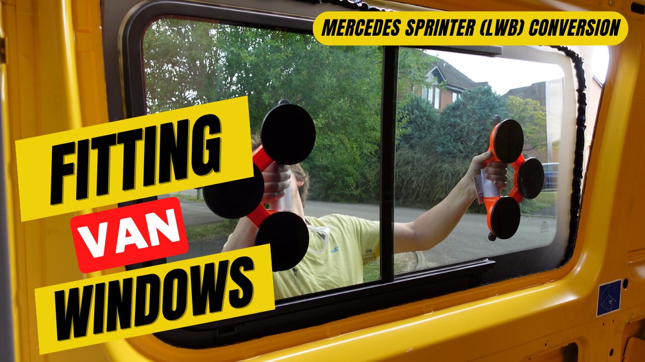 Cutting holes in the van is pretty scary!! | Mercedes Sprinter Van ...