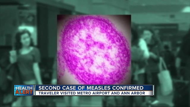 Second case of measles identified in Michigan, possible exposure at ...