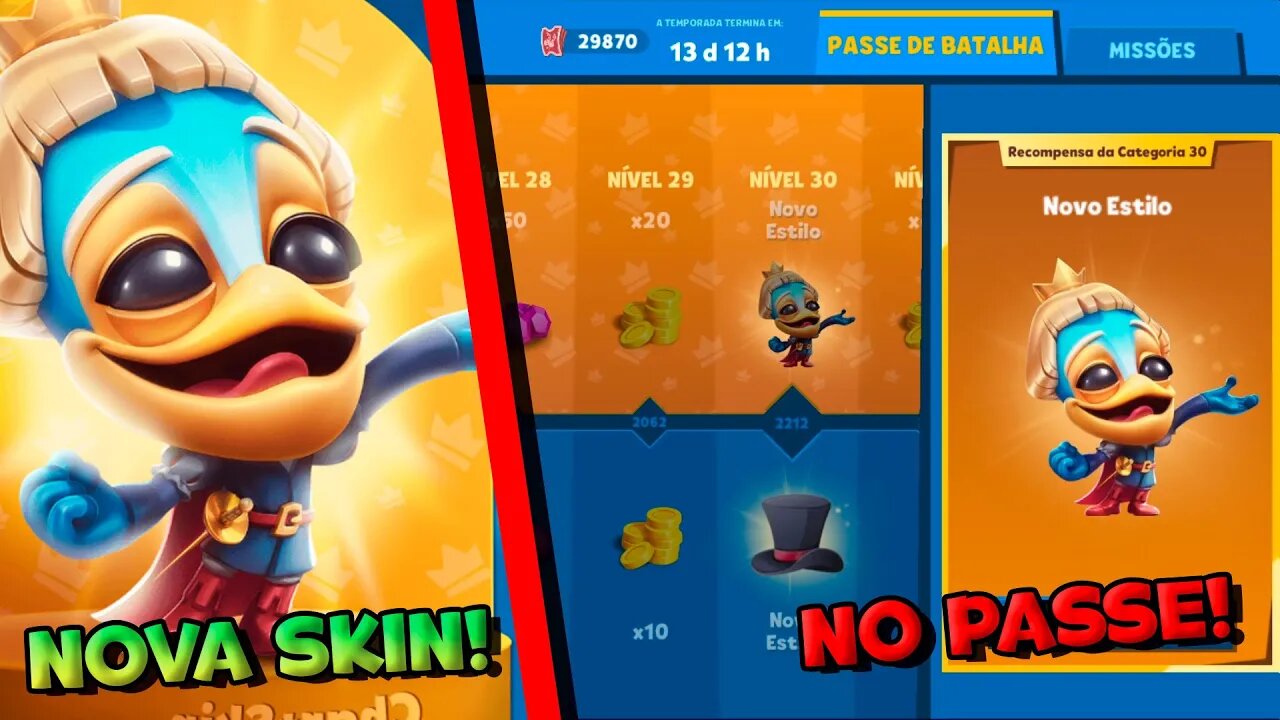 Nova Temporada E NOVA SKIN ROMEO PRINCIPE no PASSE! Zooba
