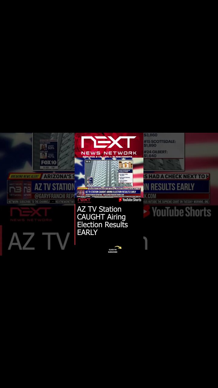 AZ TV Station CAUGHT Airing Election Results EARLY #shorts