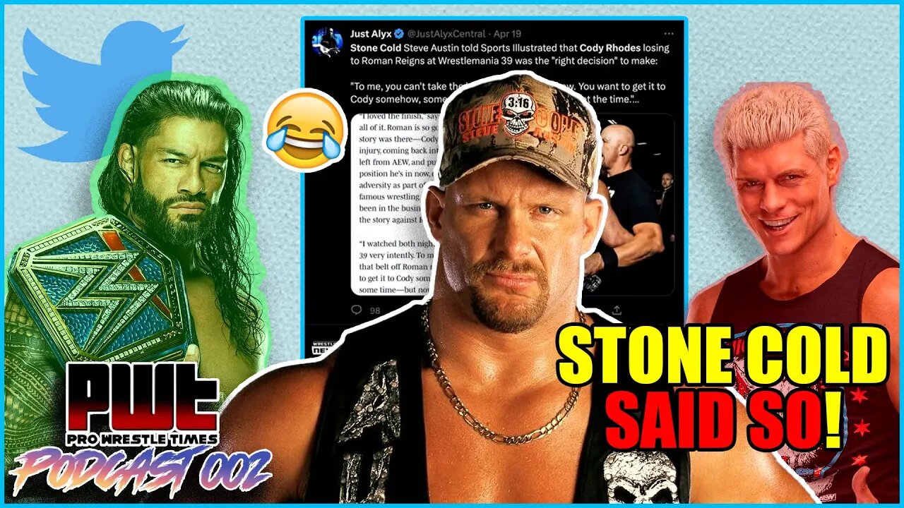 Stone Cold Steve Austin AGREES! Cody Rhodes SHOULD HAVE LOST at ...