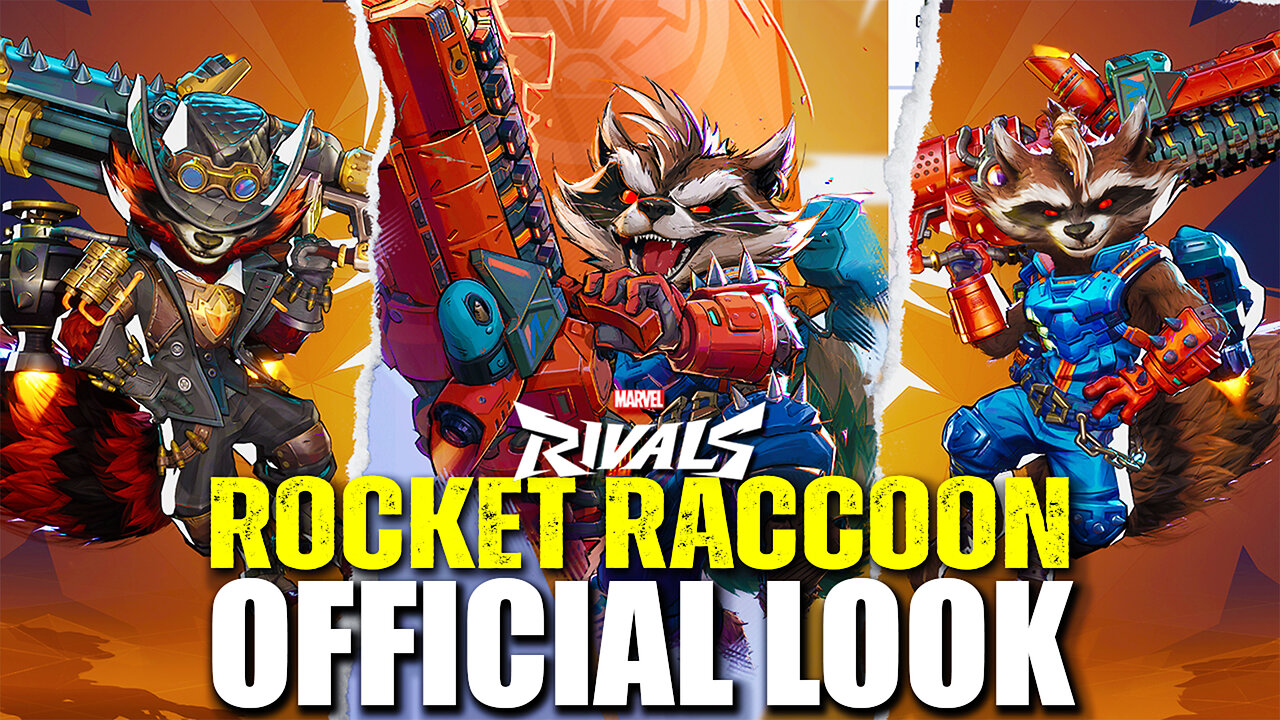 Rocket Raccoon All Skills, Ultimate, Lore, Skins & Challenges Showcase ...