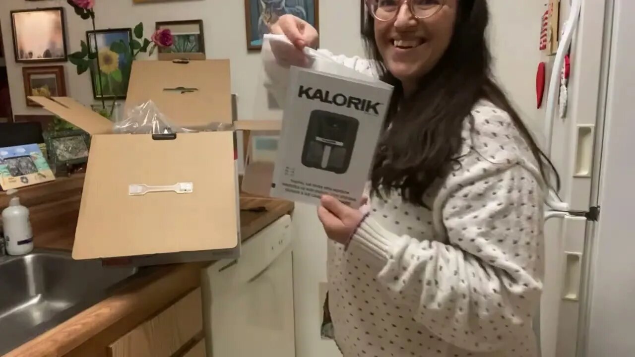 Unboxing the Kalorik 5 Quart Digital Air Fryer (And Making Potatoes🥔 ...