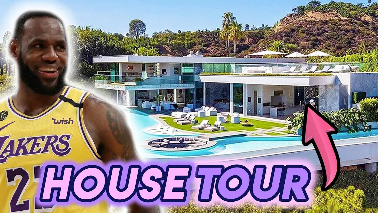 LeBron James | House Tour 2020 | 2 Los Angeles MEGA Mansions | $ 480 ...