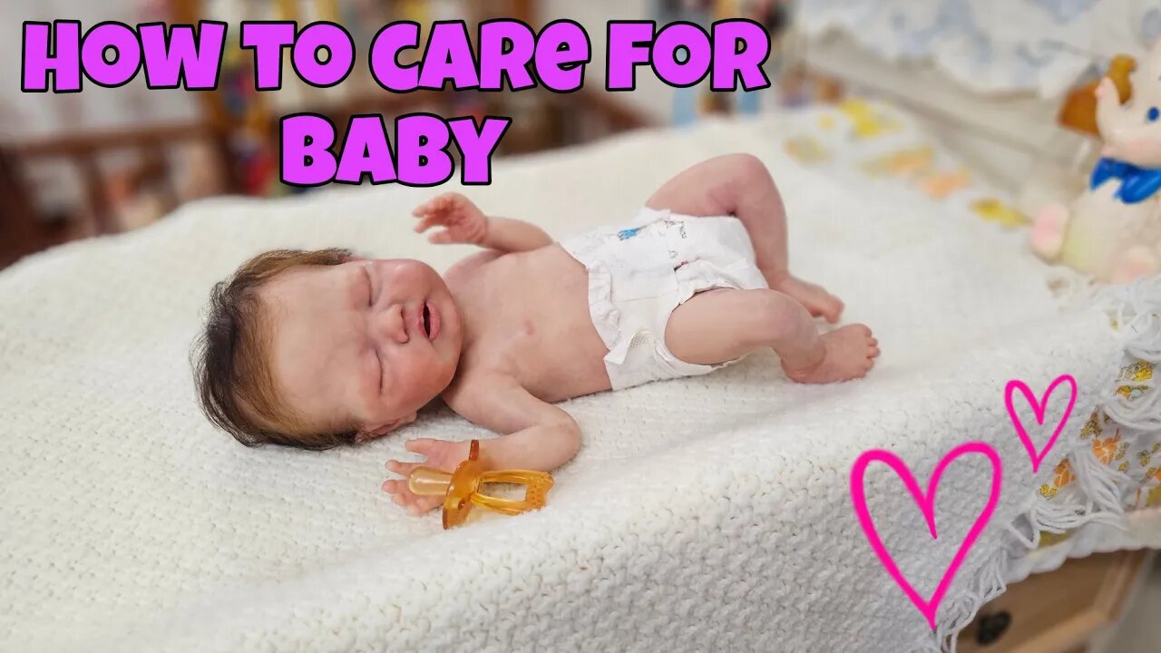 Morning Routine FAKE Reborn Silicone Baby| HOW TO Take Care of Silicone ...