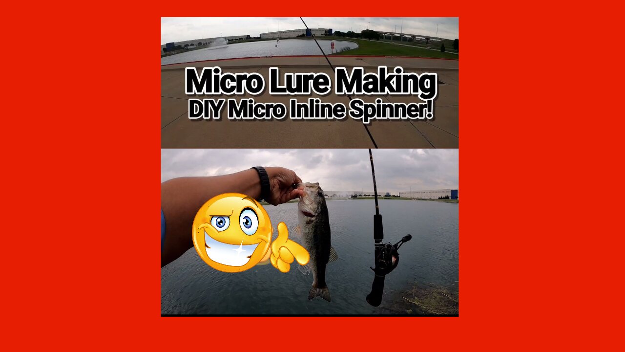 Little DIY Micro Inline Spinner worked on Bass and Bluegill!