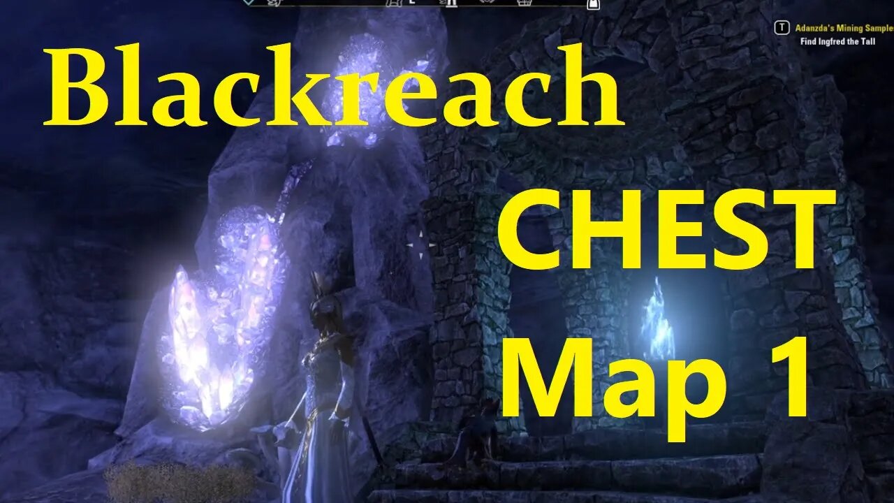 ESO Blackreach Greymoor Caverns Treasure Map 1 Location! - (Guide ...