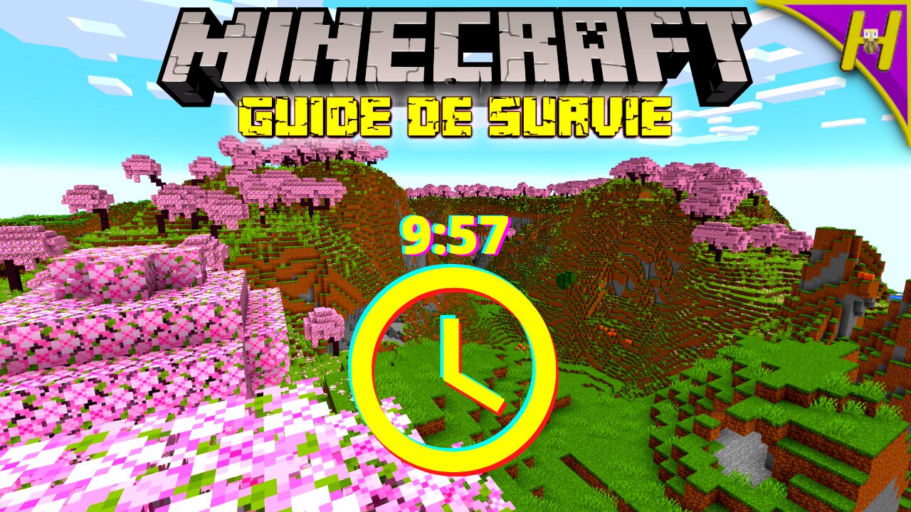🌸 Quoi Faire Les 10 Premières Minutes :: Guide de Survie Minecraft 1.20 ...