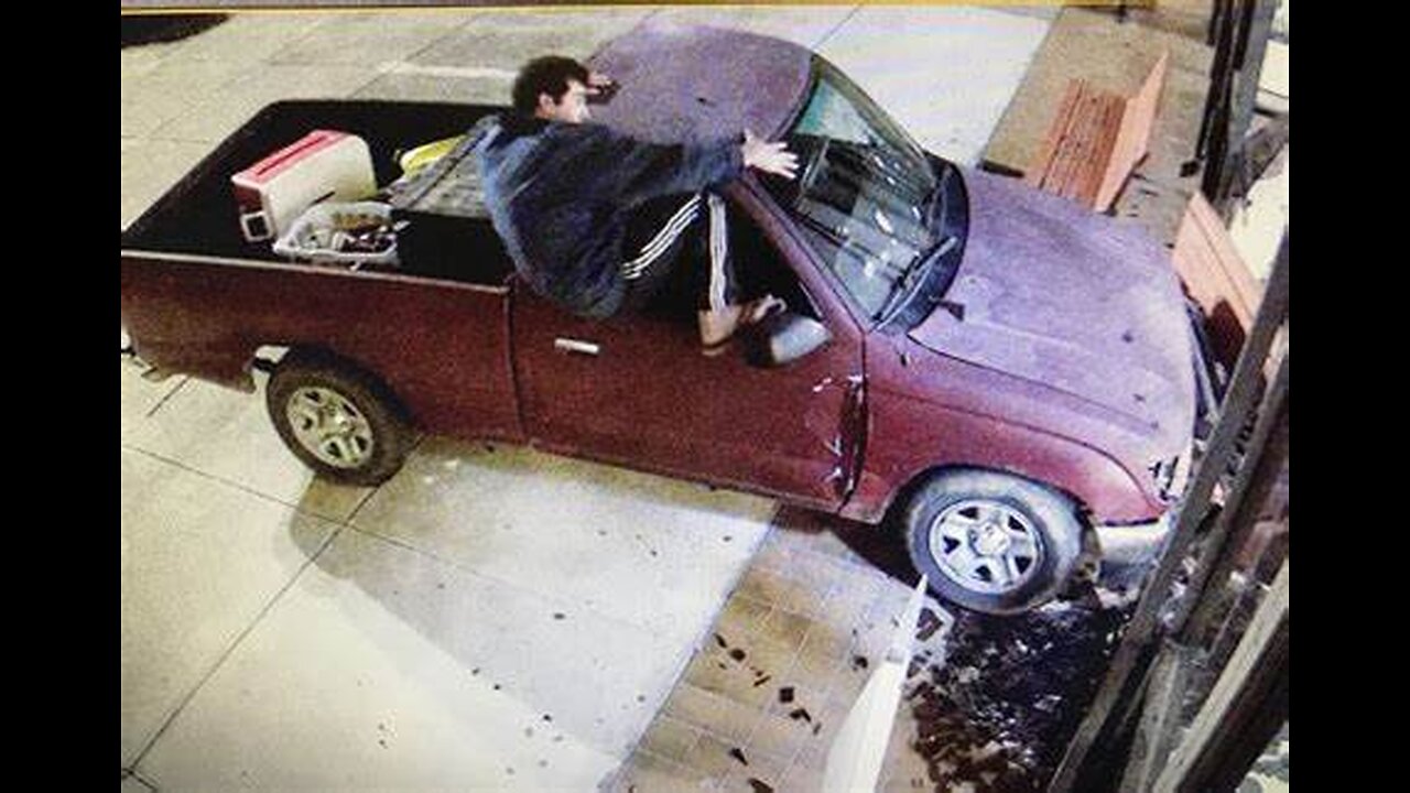 Random Guy Crashes His Truck Into A Wanted Criminal's Car During A High ...