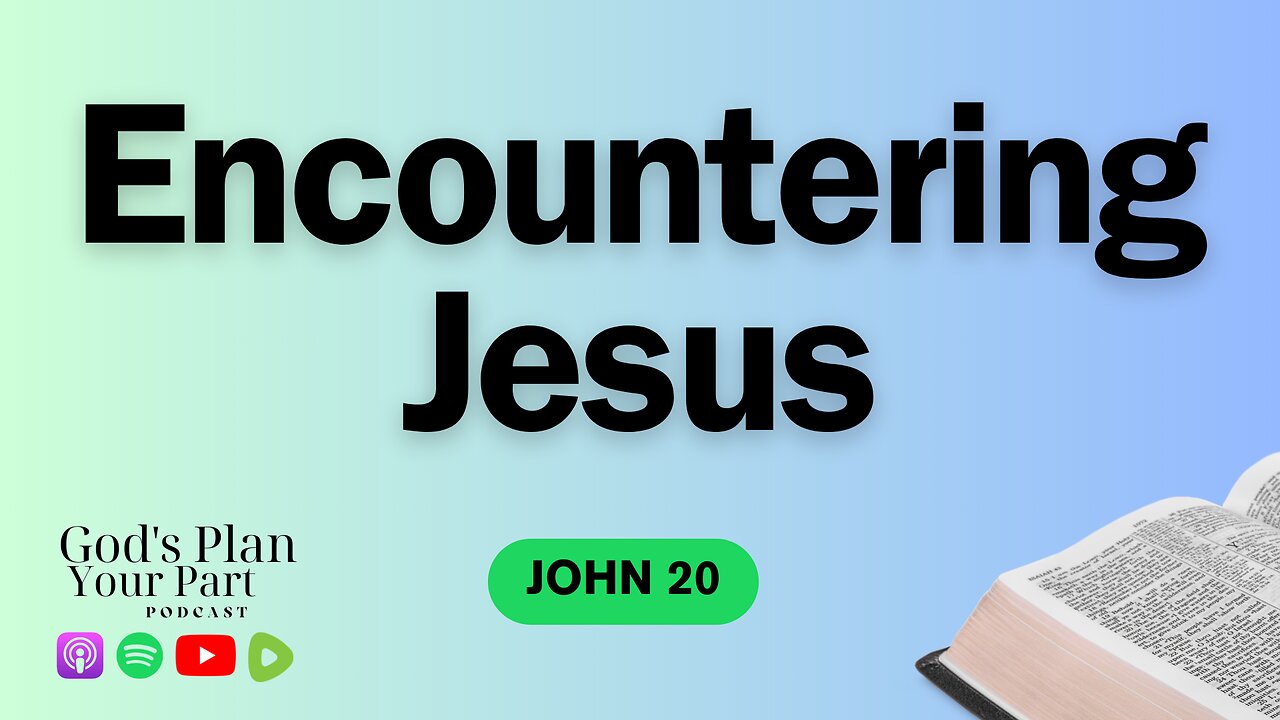 John 20 | Resurrection Morning: Encounters with the Risen Christ and ...