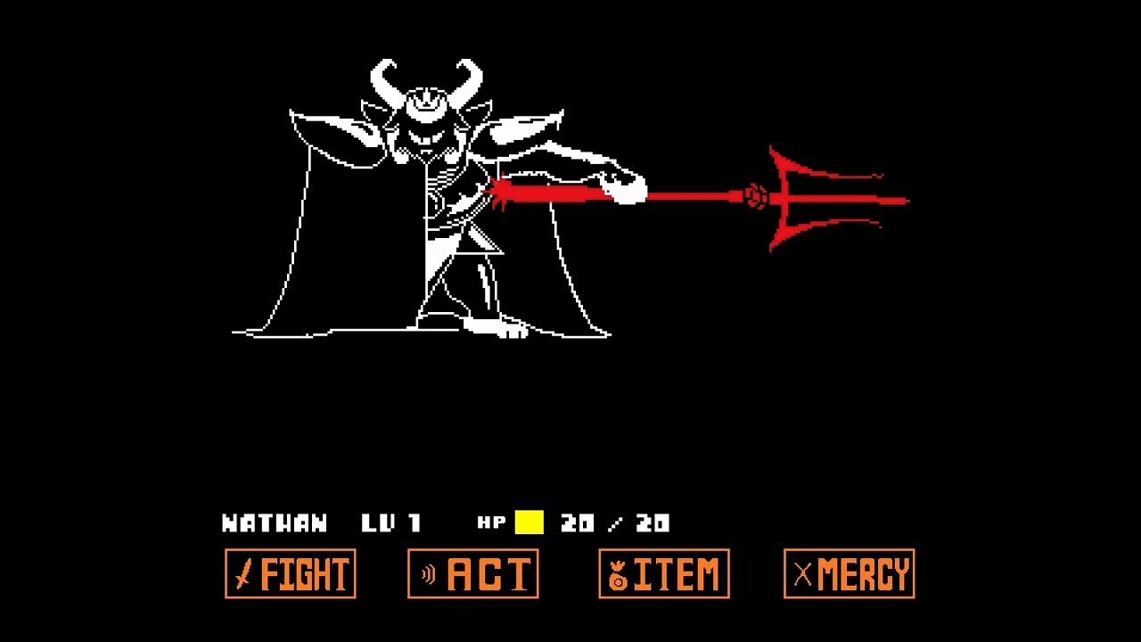 Asgore Boss Fight - Undertale Game Clip