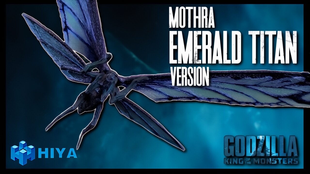 Hiya Toys Godzilla: King of the Monsters Mothra Emerald Titan Figure