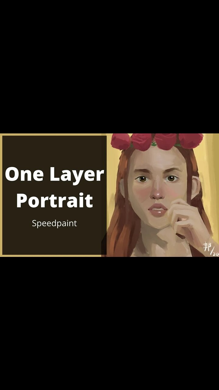 One Layer Digital Portrait Painting (DTIYS for @eliza_xoux on IG ...