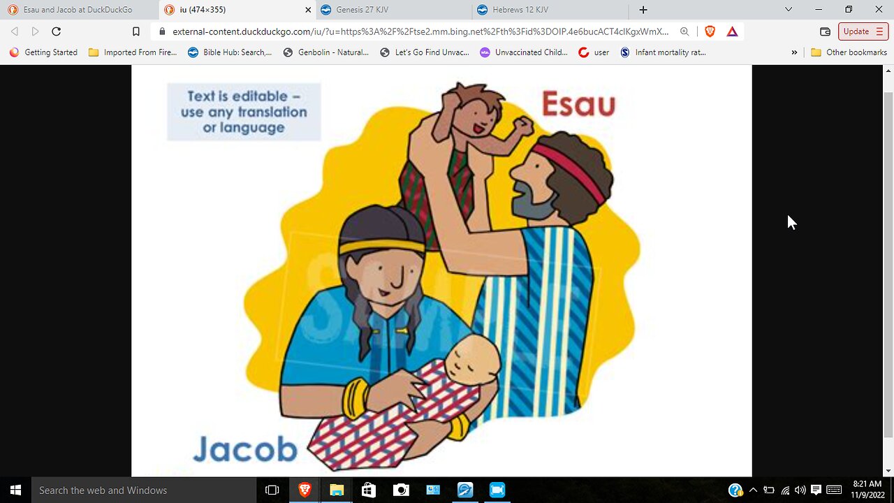 Esau and Jacob -/- Jews and Christians
