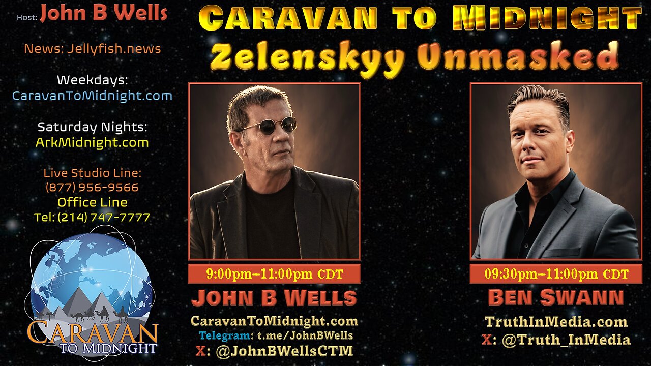 Zelenskyy Unmasked John B Wells Live