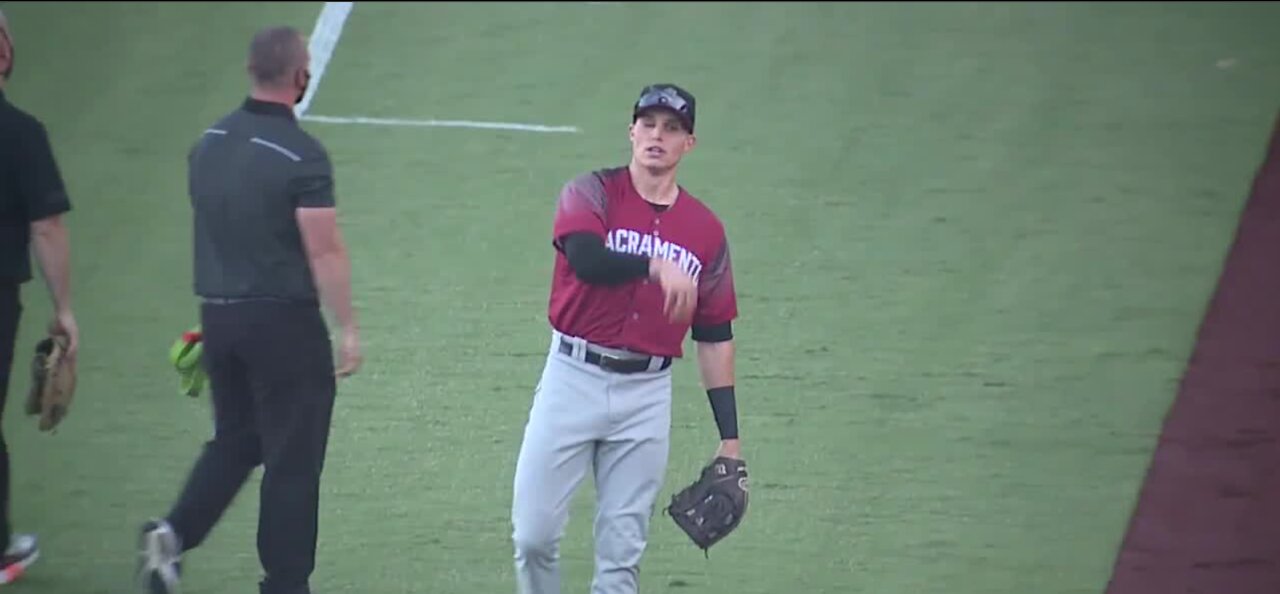 Drew Robinson kicks off baseball comeback in hometown against Las Vegas ...