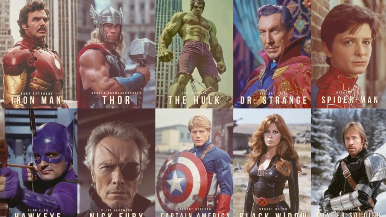 The Marvel Cinematic Universe (Reimagined With Famous Actors From the ...