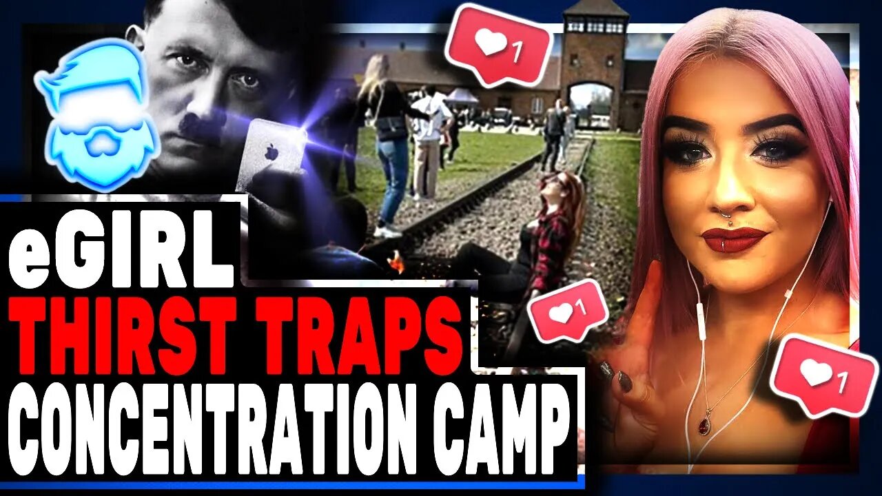 Influencer Poses For Thirst Traps In Front Of Concentration Camp & I ...
