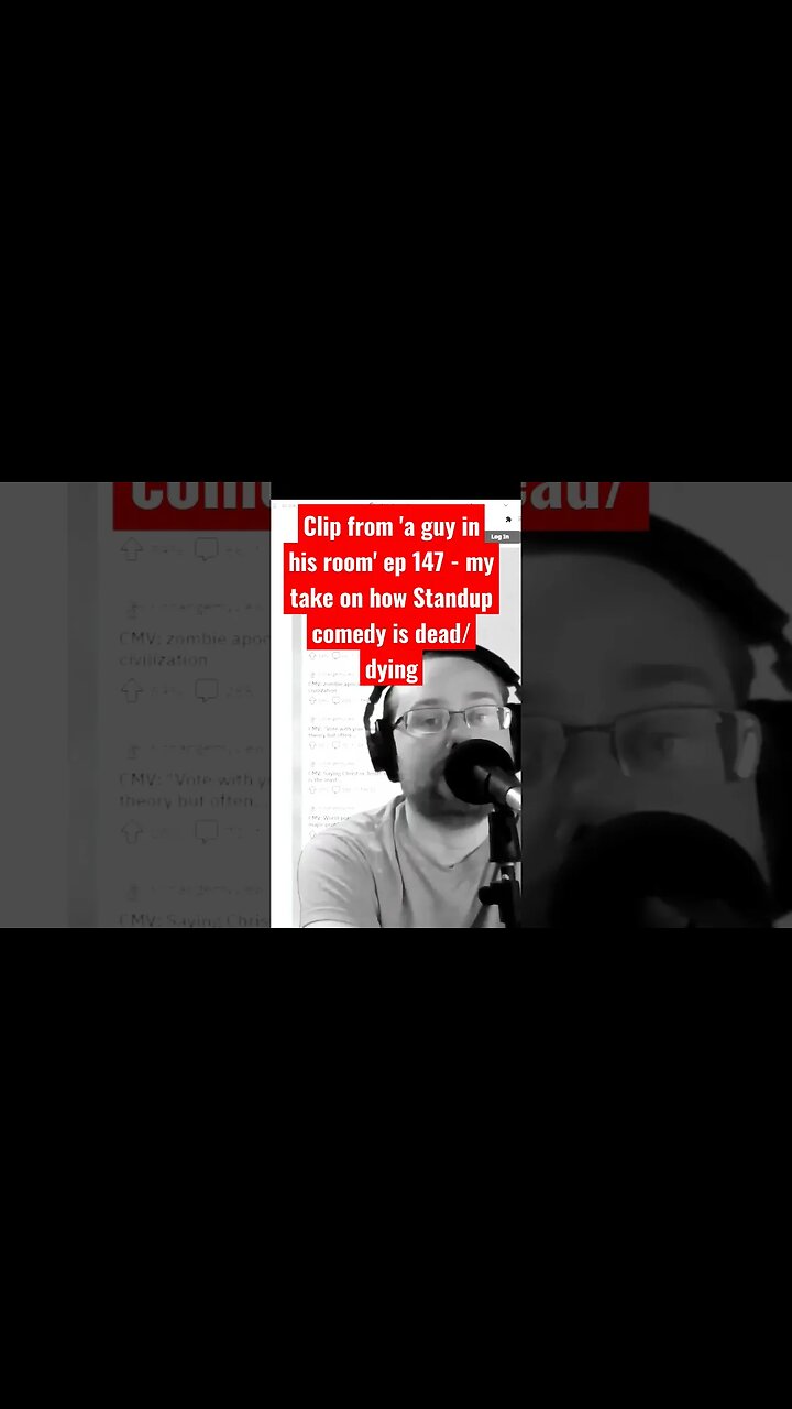 Standup Comedy is dying or already dead IMO (clip from episode 147 of ...
