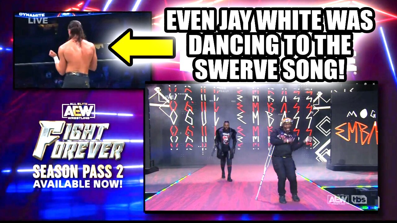 While Prince Nana Was Dancing To Swerve Dance So Was Jay White! | AEW ...