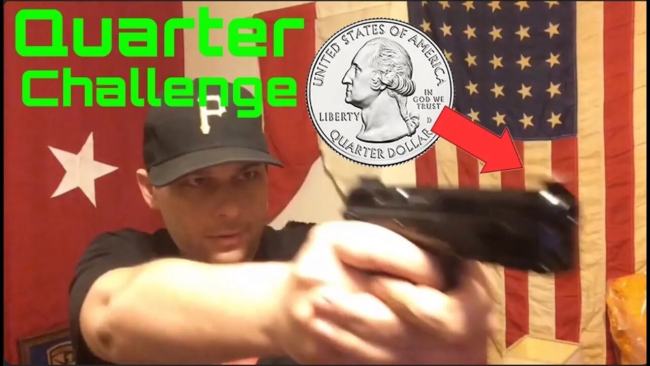 Pistol drill "quarter challenge" using CZ SP-01 Tactical. CZ Colt Sig ...