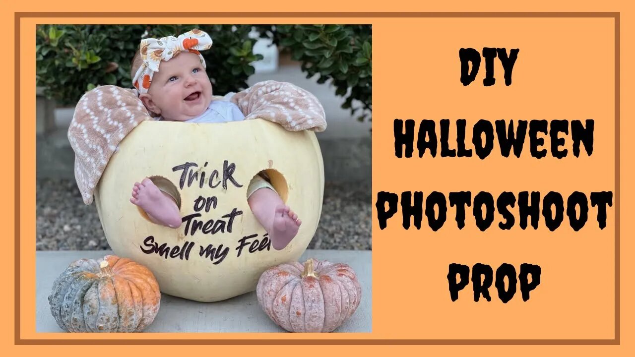 DIY Halloween Photoshoot Prop