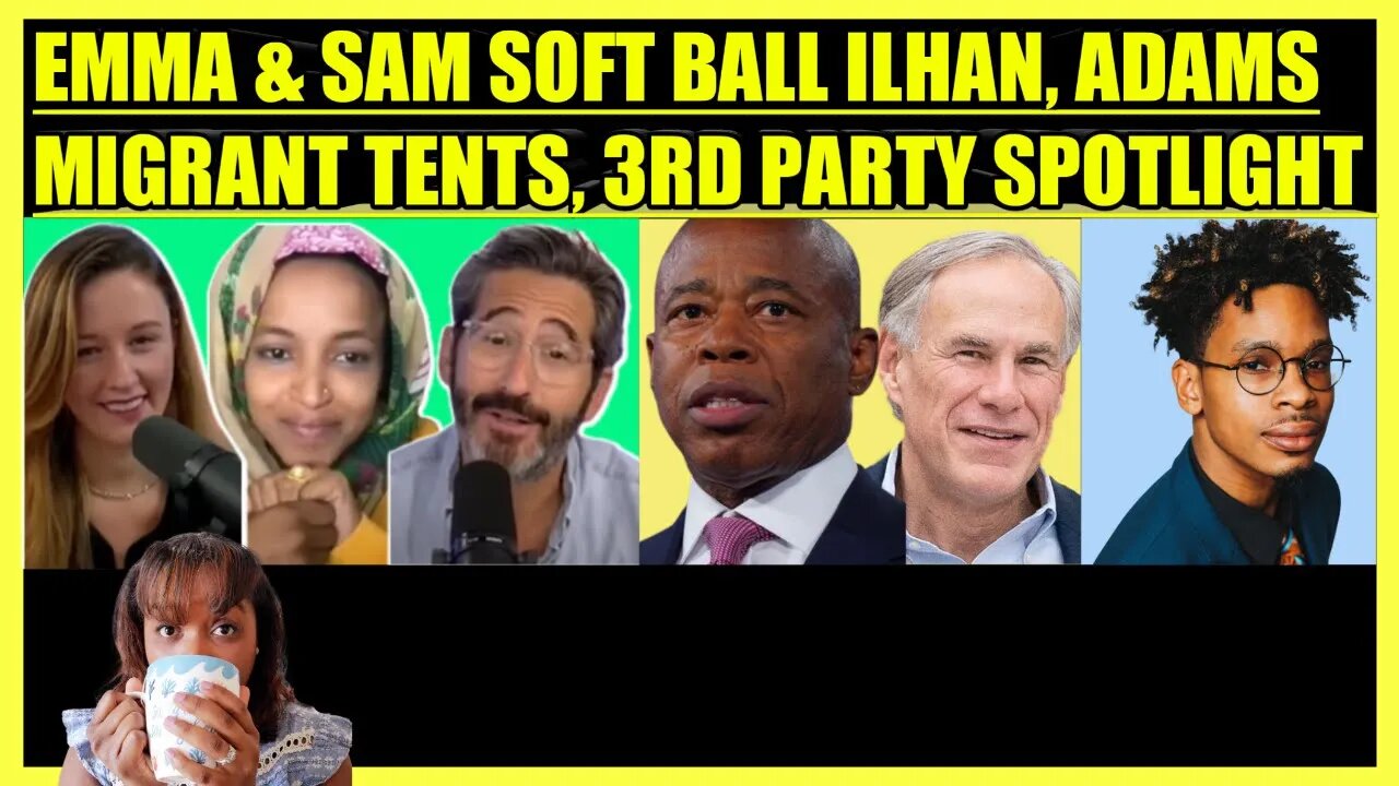 EMMA VIGELAND & SAM SEDER SOFT BALL ILHAN OMAR, ERIC ADAMS MIGRANT ...