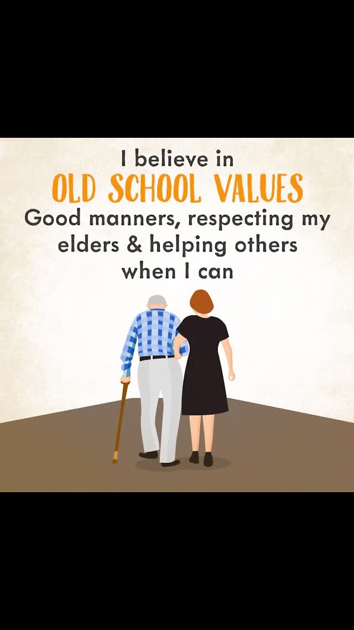 I believe in old school values [GMG Originals]