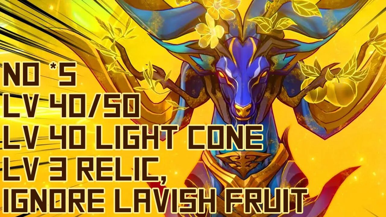 Honkai: Star Rail, Abundant Deer, No *5, Lv 40/50, Lv 40 Light Cone, Lv ...