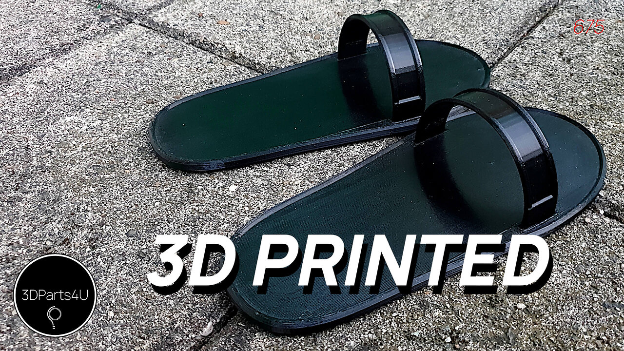 👞 SELF MADE 3D Printed Sandals - 3D Printed Footwear - Shoe STL ...