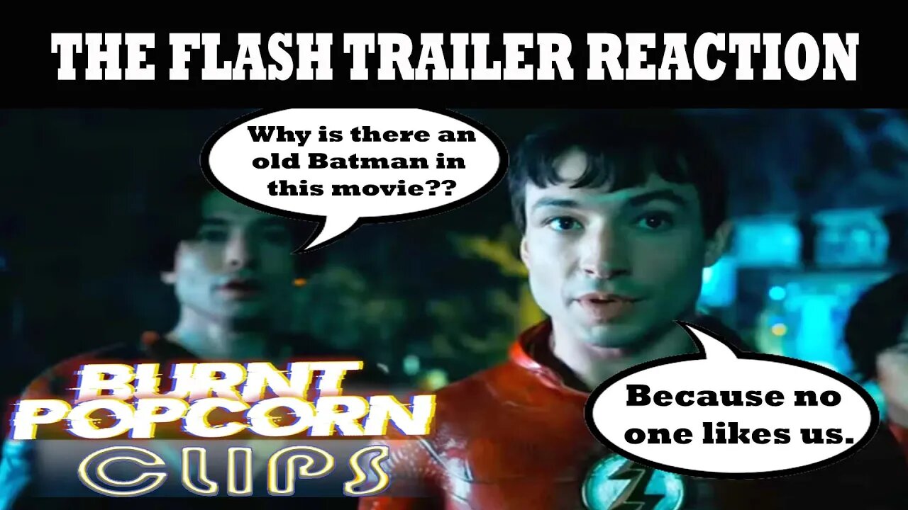 The Flash trailer reaction.