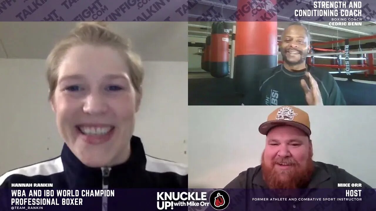 Hannah Rankin Shares With Knuckle Up's Mike and Cedric | Talkin Fight