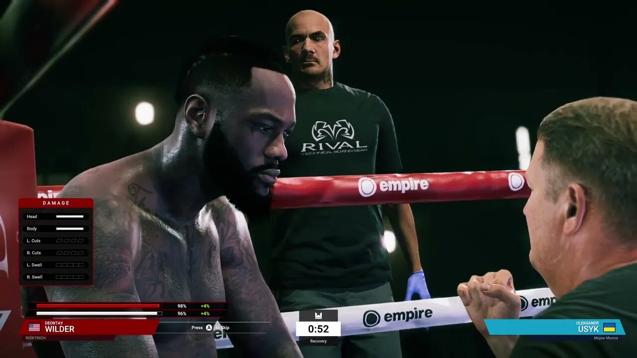 Undisputed Boxing Online Ranked Gameplay Deontay Wilder vs Oleksander ...