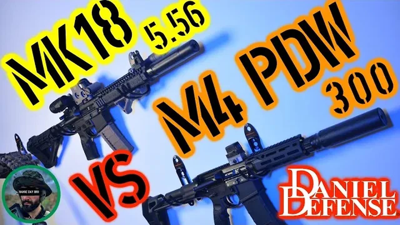 MK18 VS M4 PDW; Which is Better?!?! Daniel Defense AR-15 Pistol ...